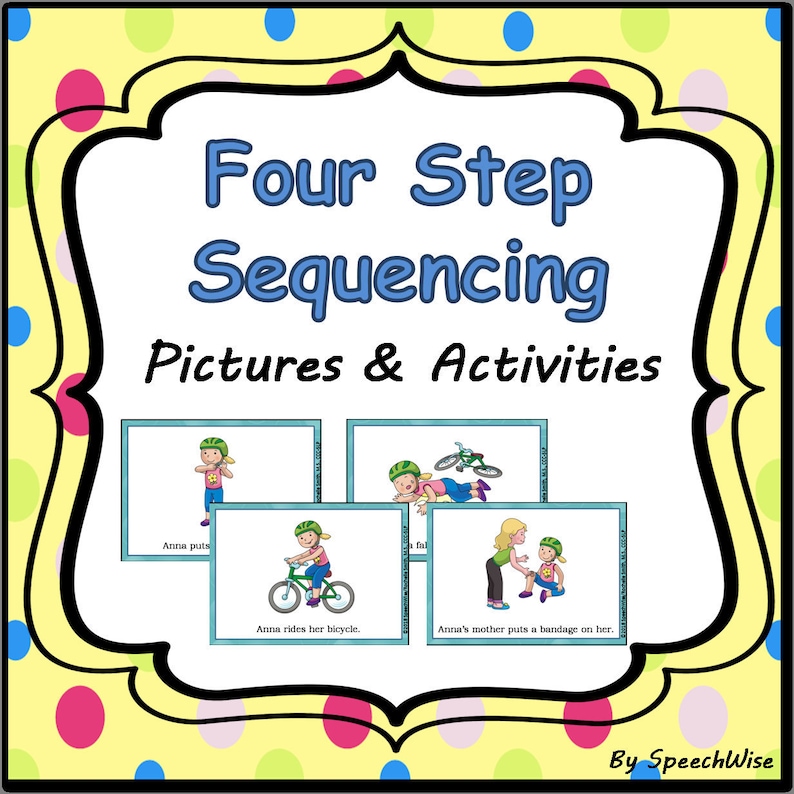 Four Step Sequencing for Speech and Language Therapy and Special ...