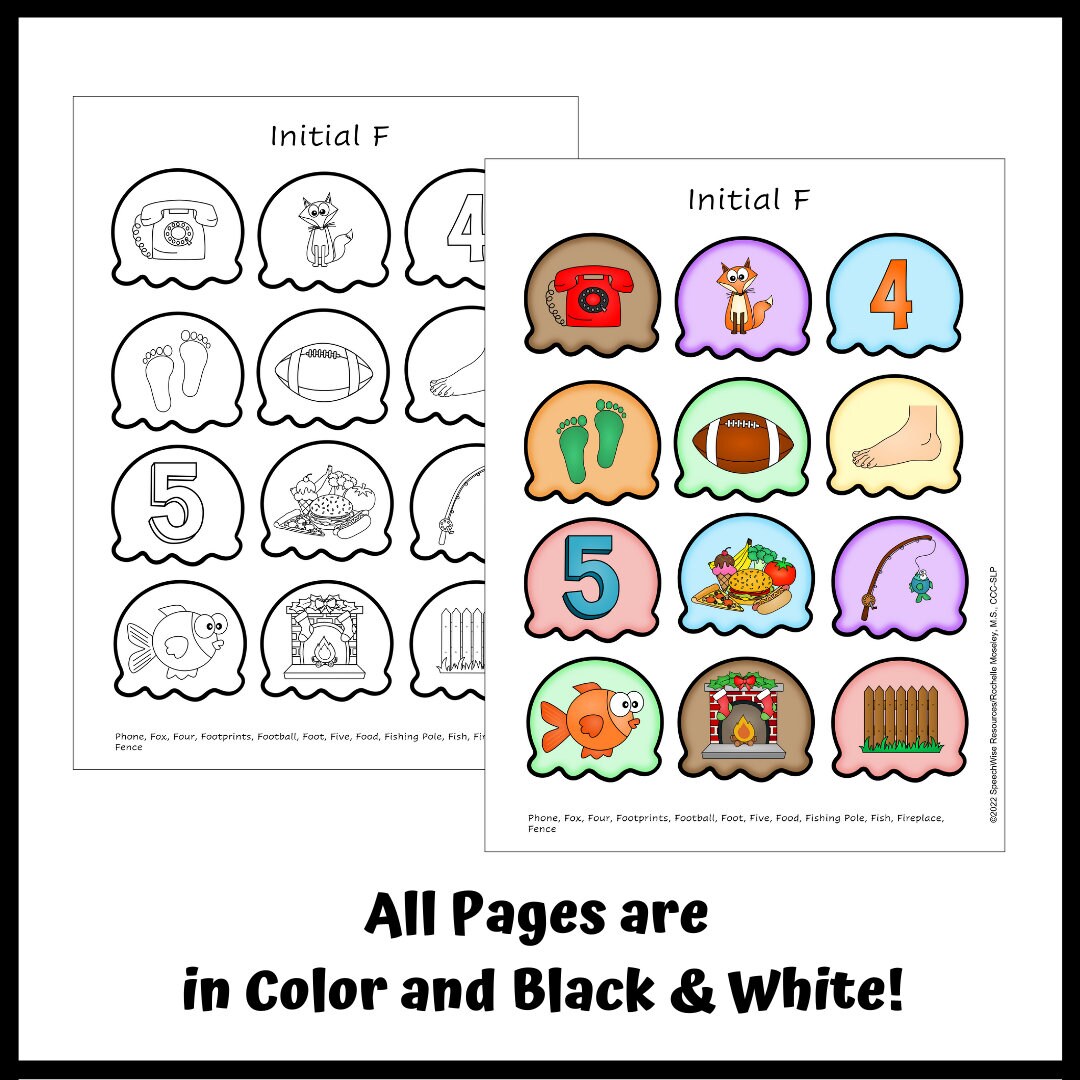 Ice Cream Articulation Craft for K and G Sounds: Initial, Medial, Final ...