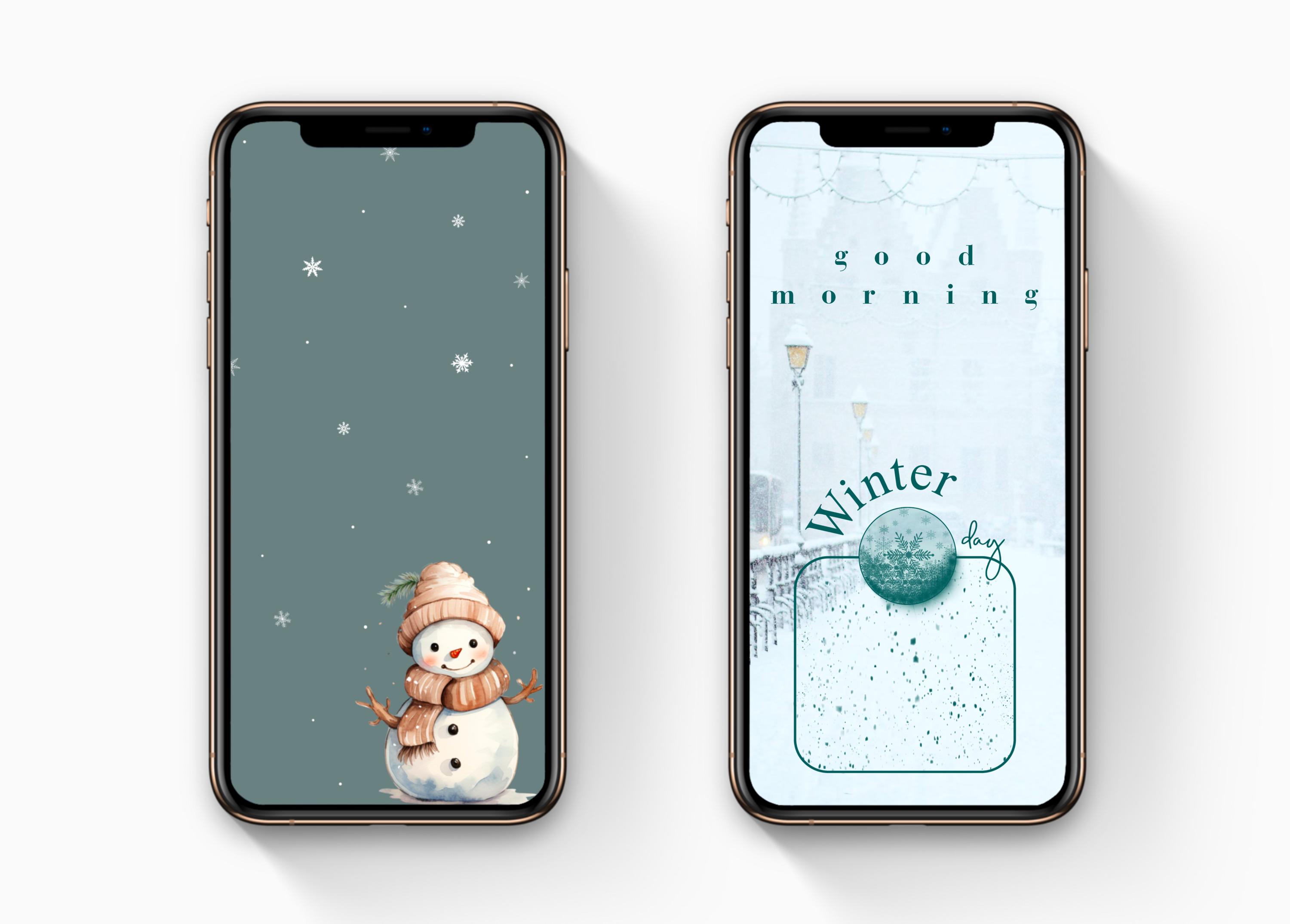 120+ Instagram Story Stickers Winter 3.0 Christmas Brushstrokes Family ...