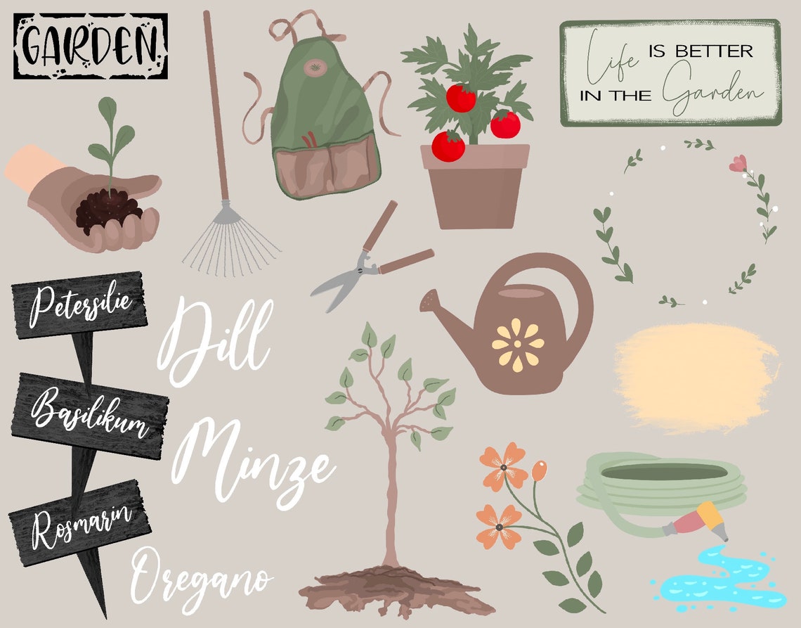 100 Instagram Story Sticker Garten gardening Spring Frühling - Etsy.de