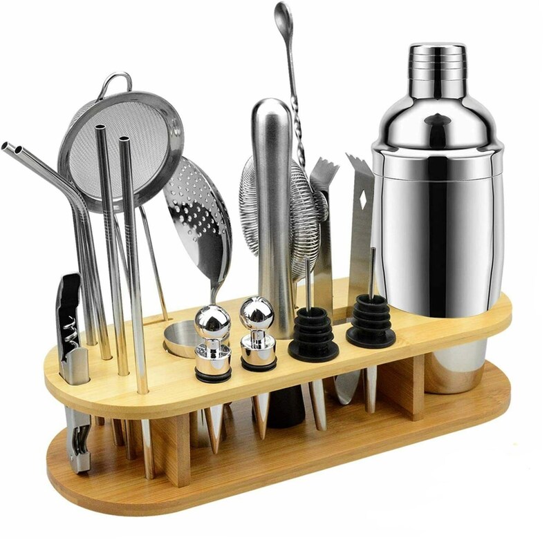 Bartender Kit 18 Piece Professional DIY Cocktail Martini - Etsy