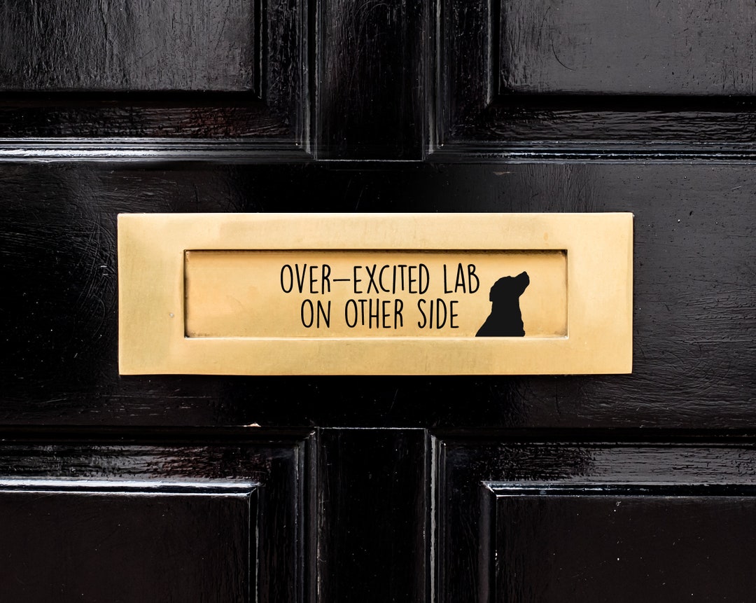 Letterbox Dog Stickers Custom Front Door Dog Breed Vinyl - Etsy UK
