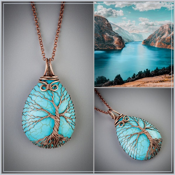 Tree Turquoise - Etsy