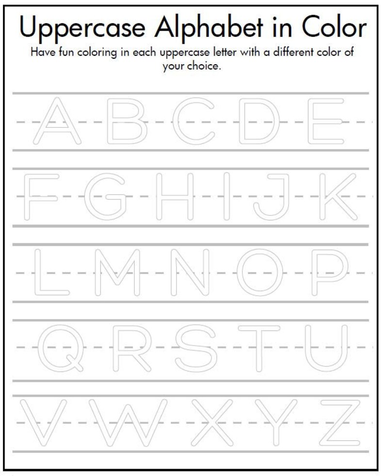 Alphabet Practice Worksheets, 66 Pages of Handwriting Practice, ABC ...