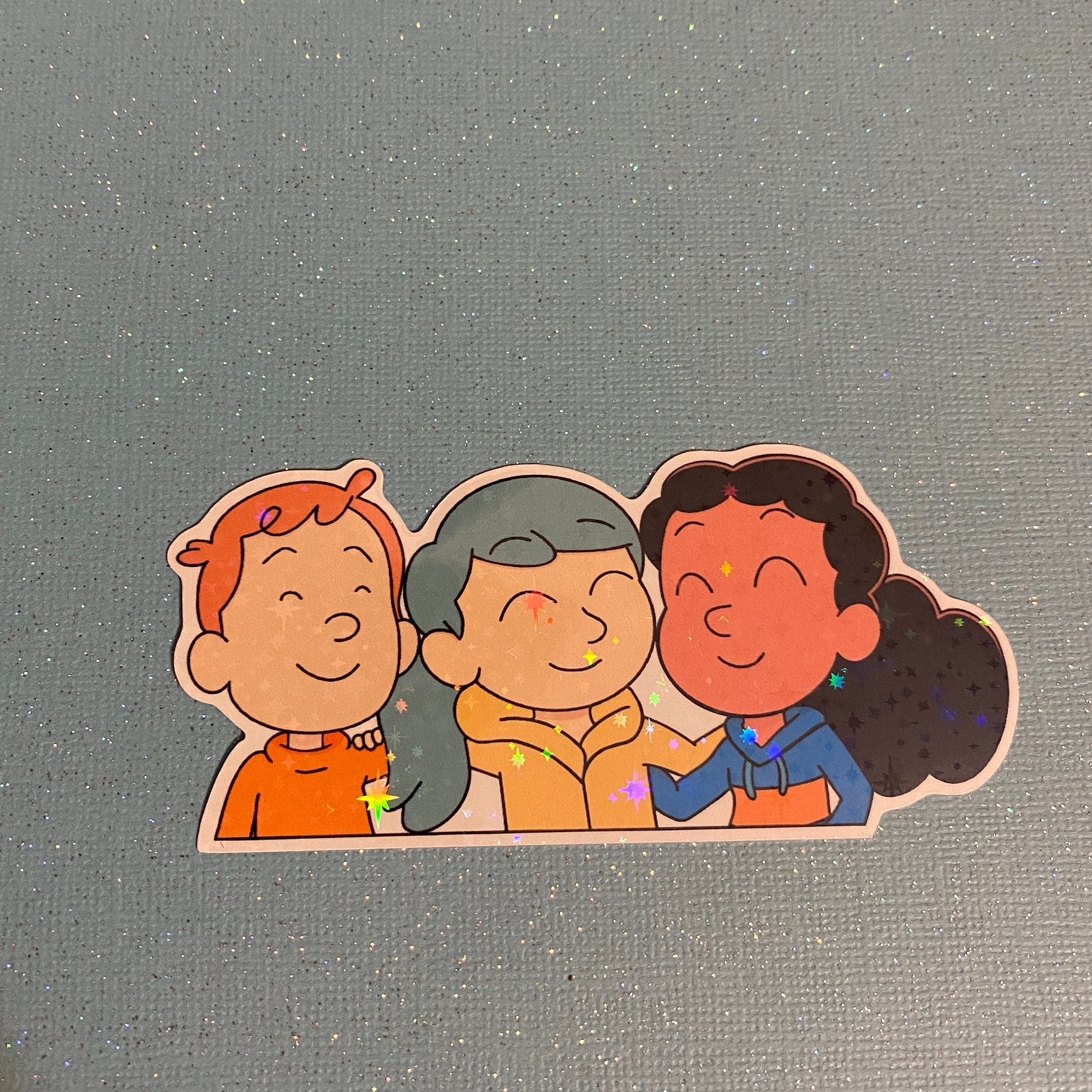 Hilda and Friends, Hilda, David and Frida Hilda Stickers, Holographic ...