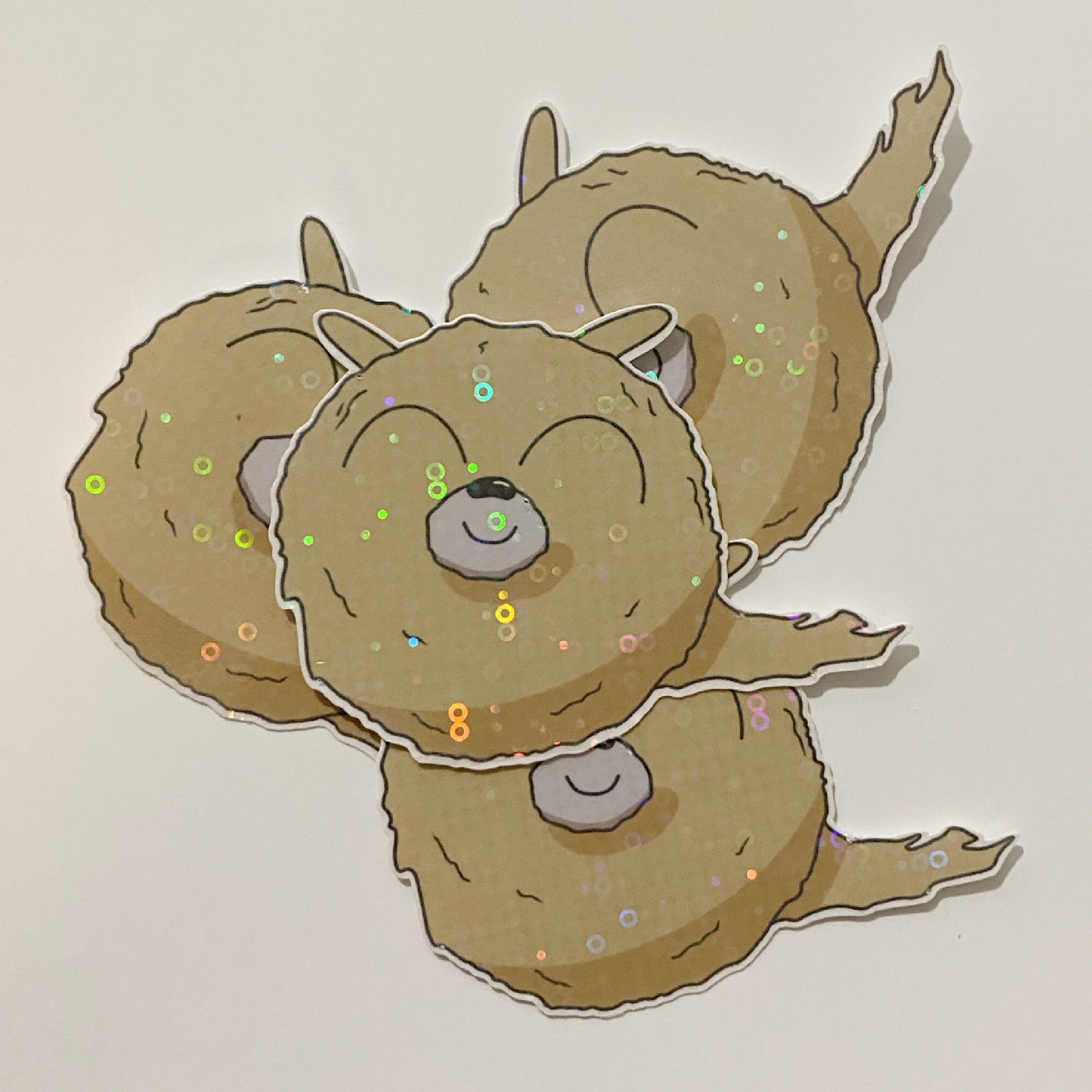 Woff Hilda Holographic Sticker | Etsy