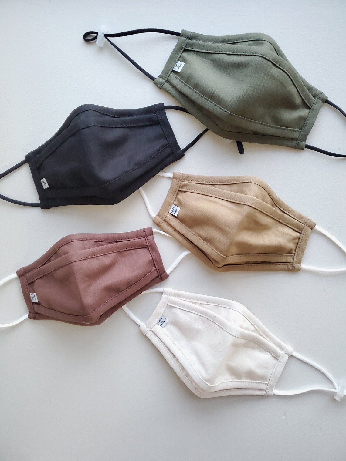 Reusable Organic Cotton Face Mask with 10pcs PM2.5 Filters | Etsy