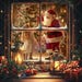 Christmas Window Overlay | Snowy Window Overlays for Winter Decor ...