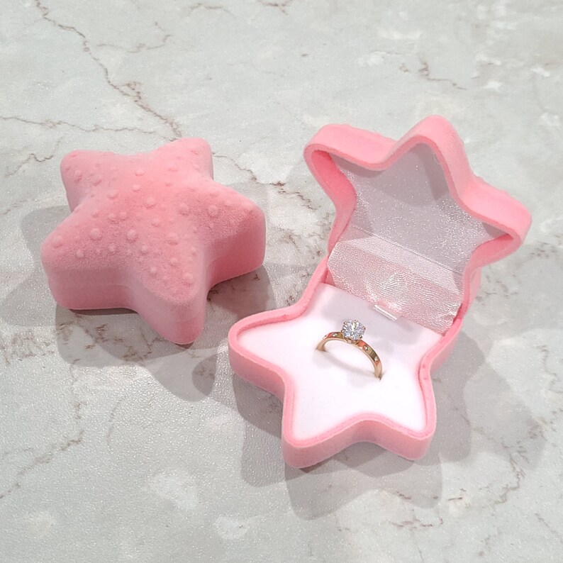 Sea Star Ring Box | Gift Box | Jewelry Box | Proposal Box | Ring Box ...