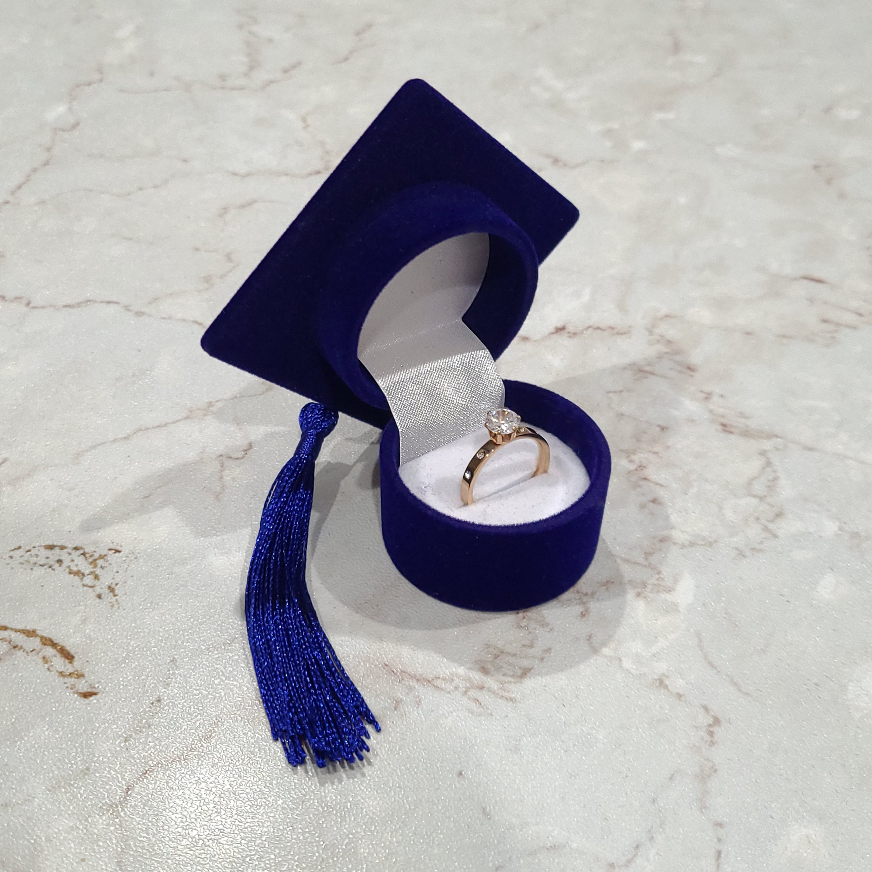 Graduation Cap Ring Box Gift Box Jewelry Box Proposal - Etsy