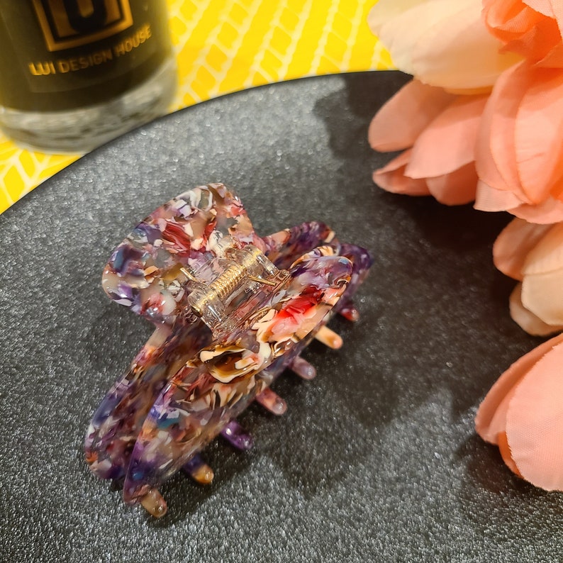 Tutti Frutti Medium Acetate Tortoise Shell Jaw Hair Clip - Etsy