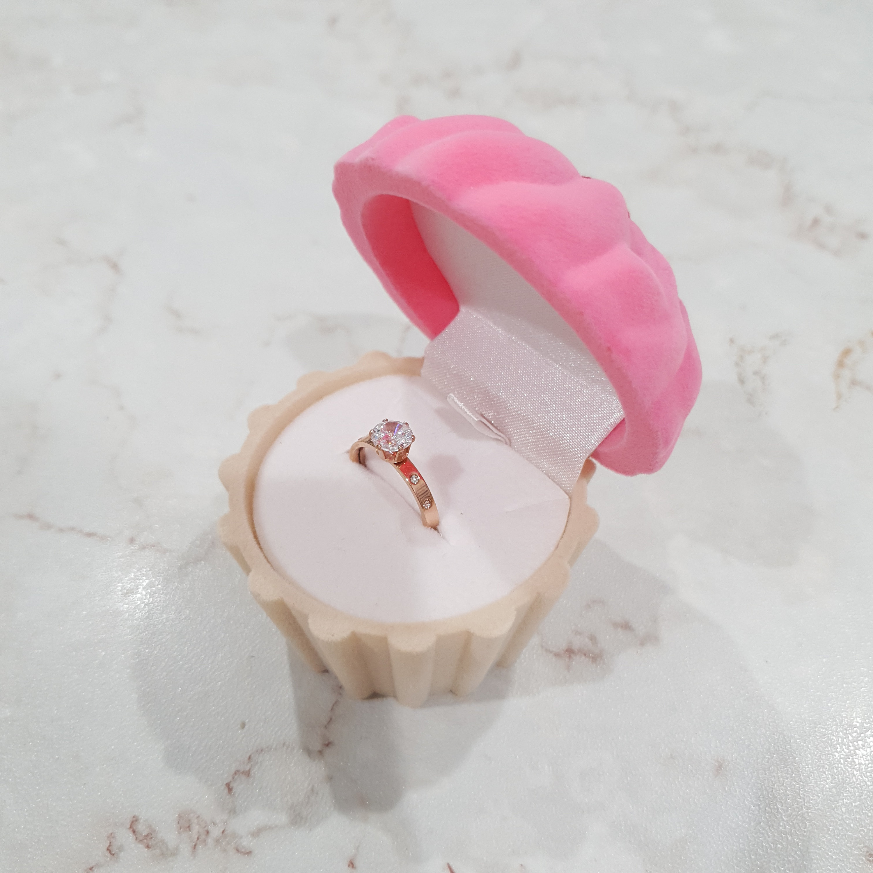 Cupcake Ring Box Gift Box Jewelry Box Proposal Box - Etsy