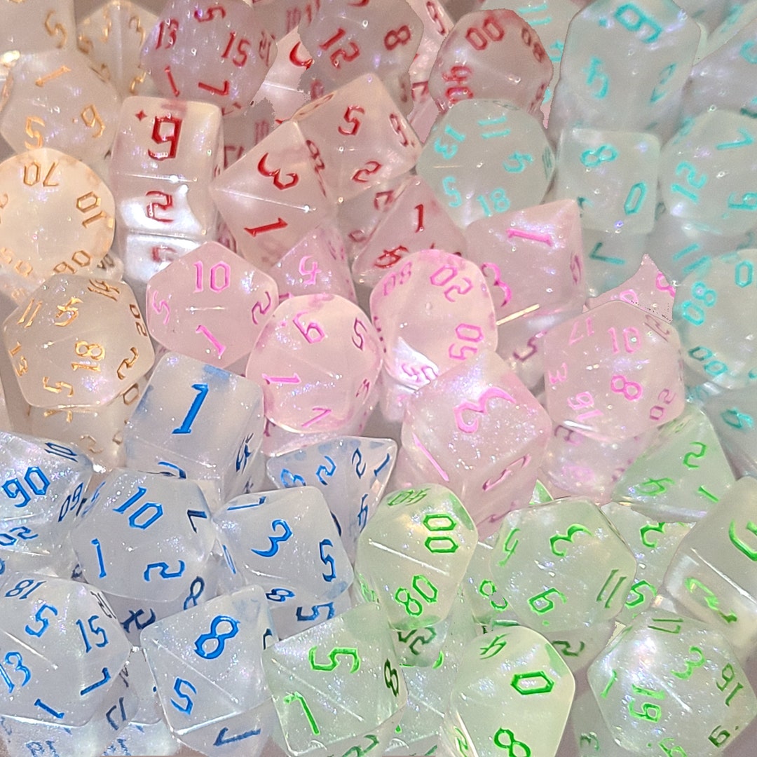 Arctic Series Dice Set | 7 Polyhedral Dice | Dungeons and Dragons | DND ...