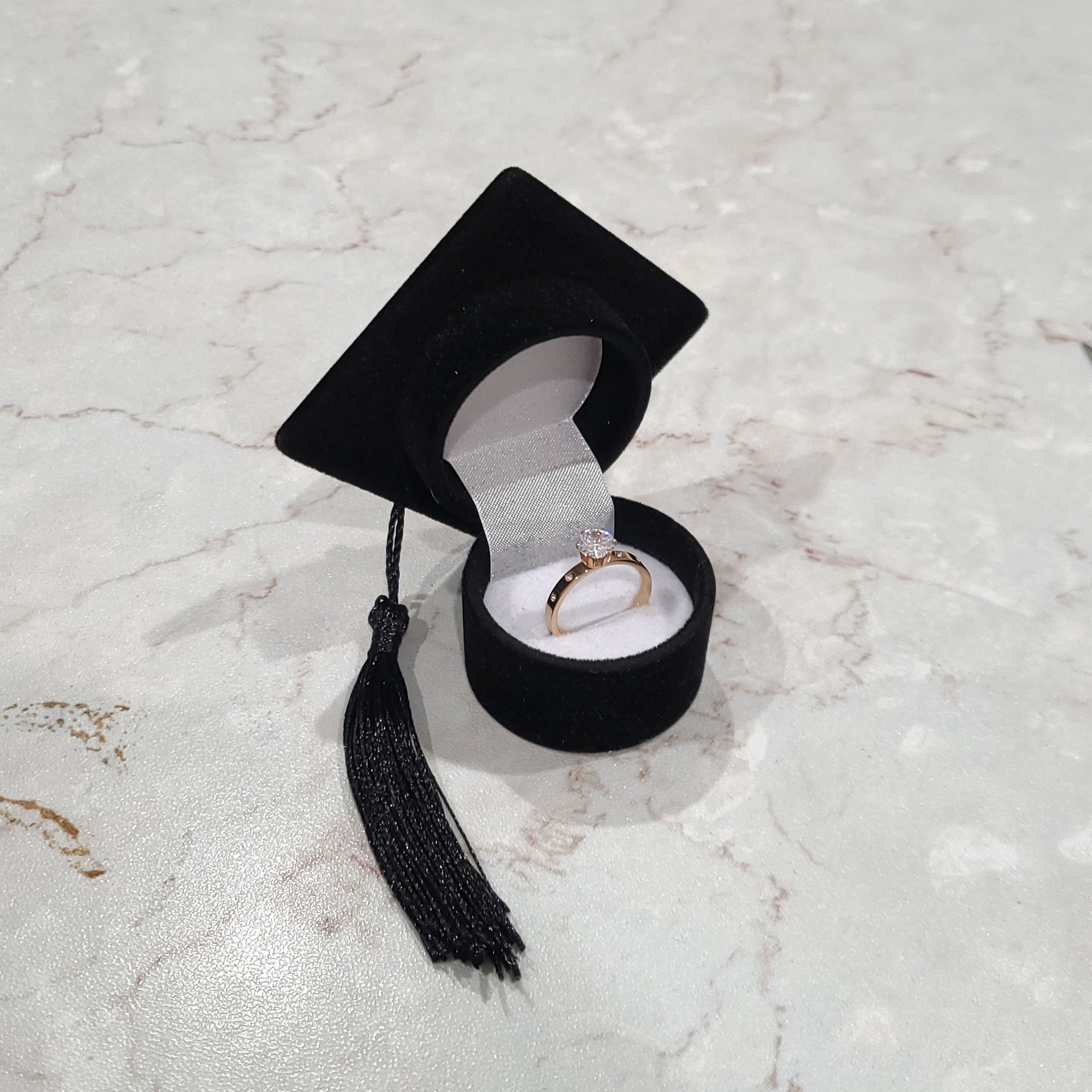 Graduation Cap Ring Box Gift Box Jewelry Box Proposal - Etsy