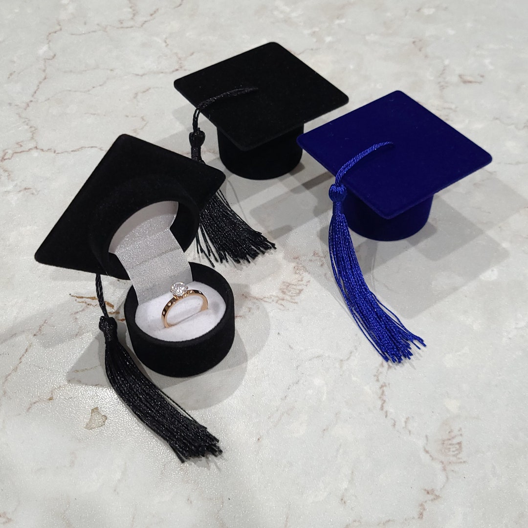 Graduation Cap Ring Box | Gift Box | Jewelry Box | Proposal Box | Ring ...