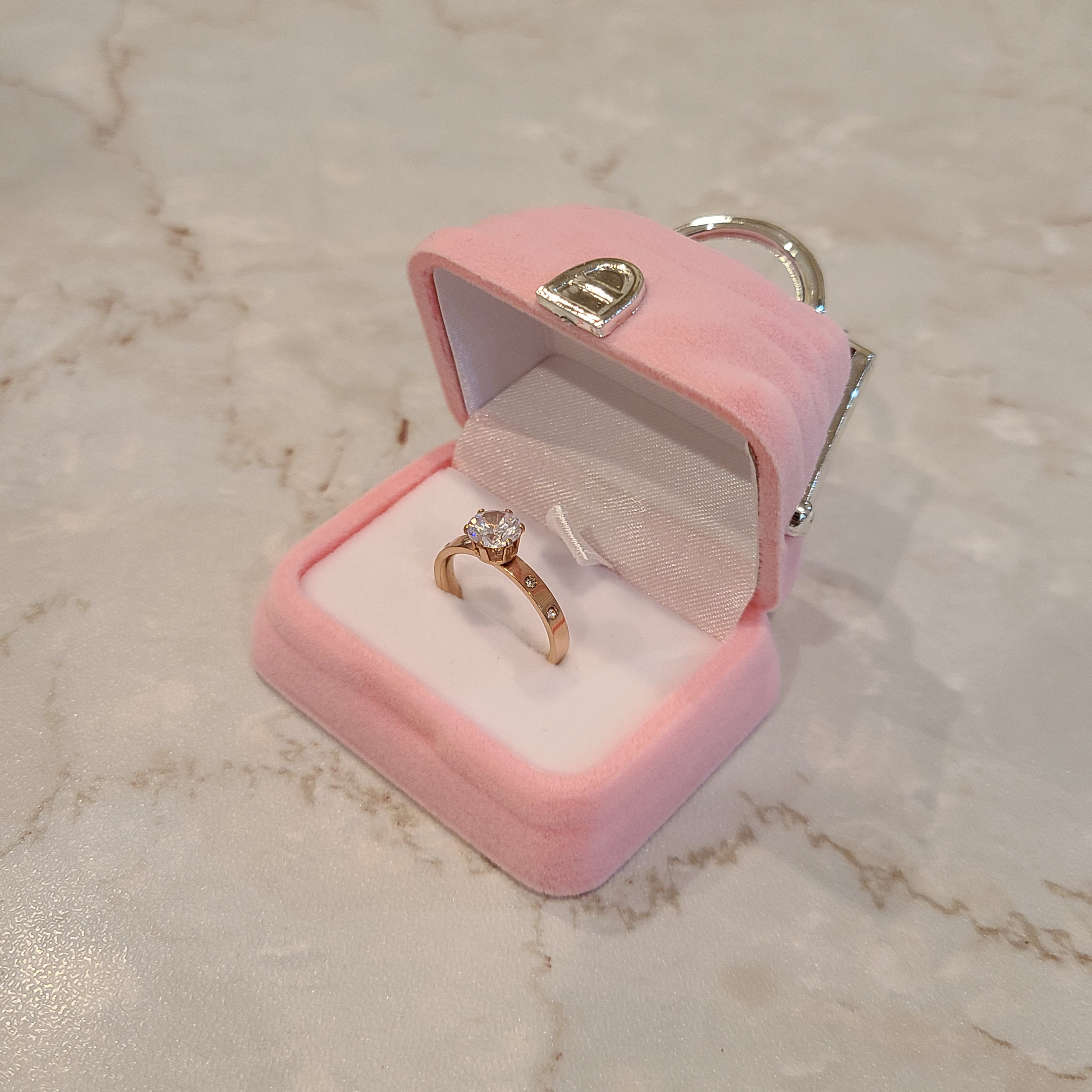 Pink Handbag Ring Box Gift Box Jewelry Box Proposal Box | Etsy