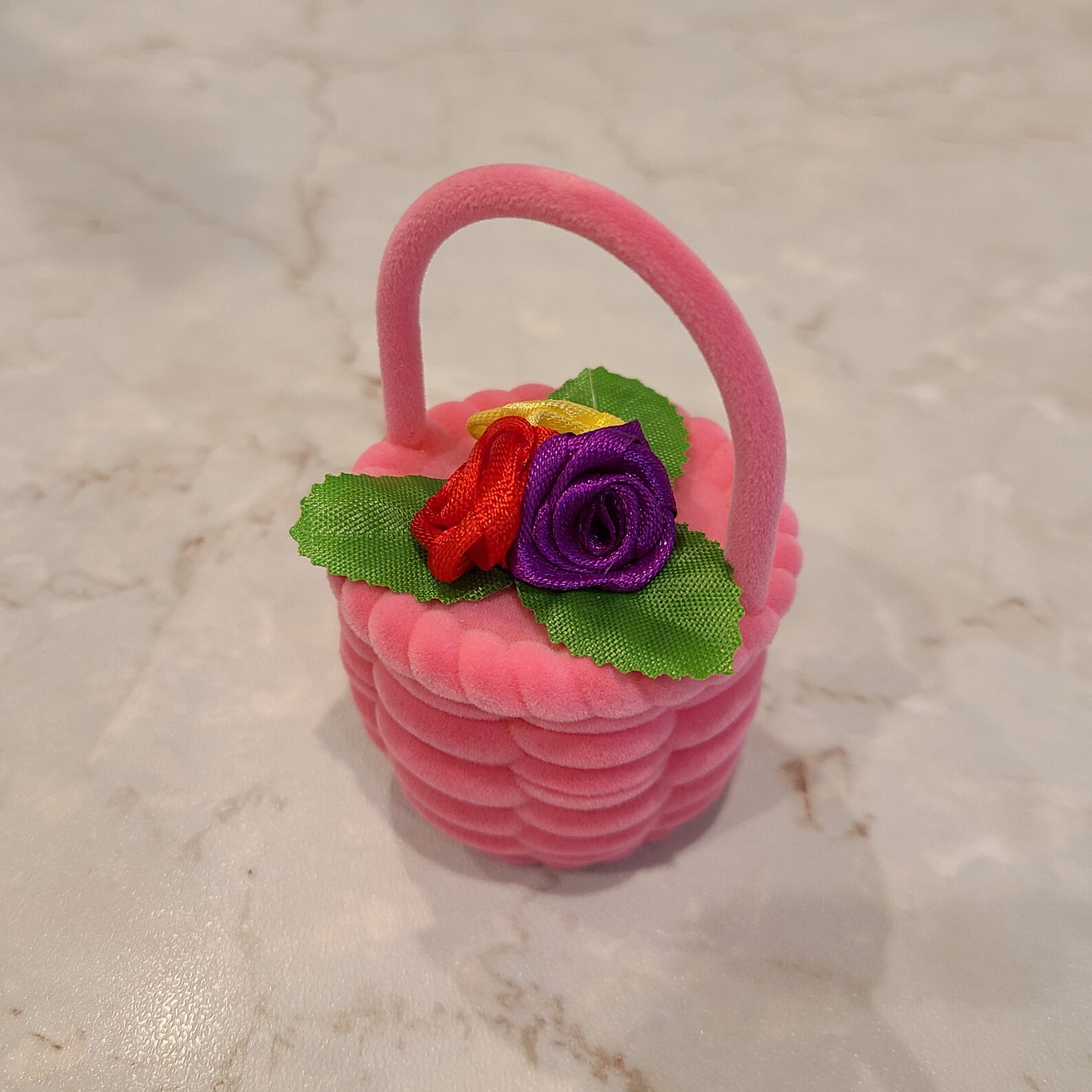 Flower Basket Ring Box | Gift Box | Jewelry Box | Proposal Box | Ring ...