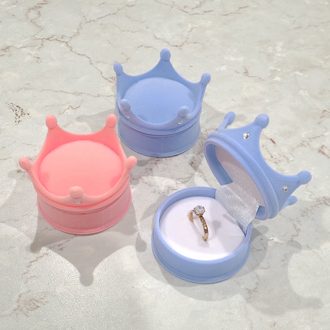 Crown Ring Box | Gift Box | Jewelry Box | Proposal Box | Ring Box ...