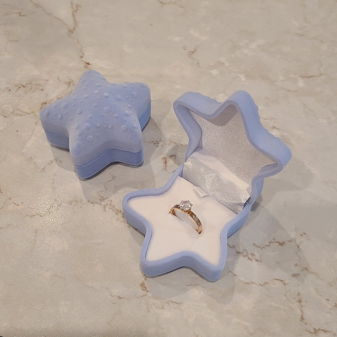 Sea Star Ring Box Gift Box Jewelry Box Proposal Box - Etsy