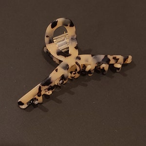 Tortoise Shell Large Twist Acetate Jaw Clip - Etsy