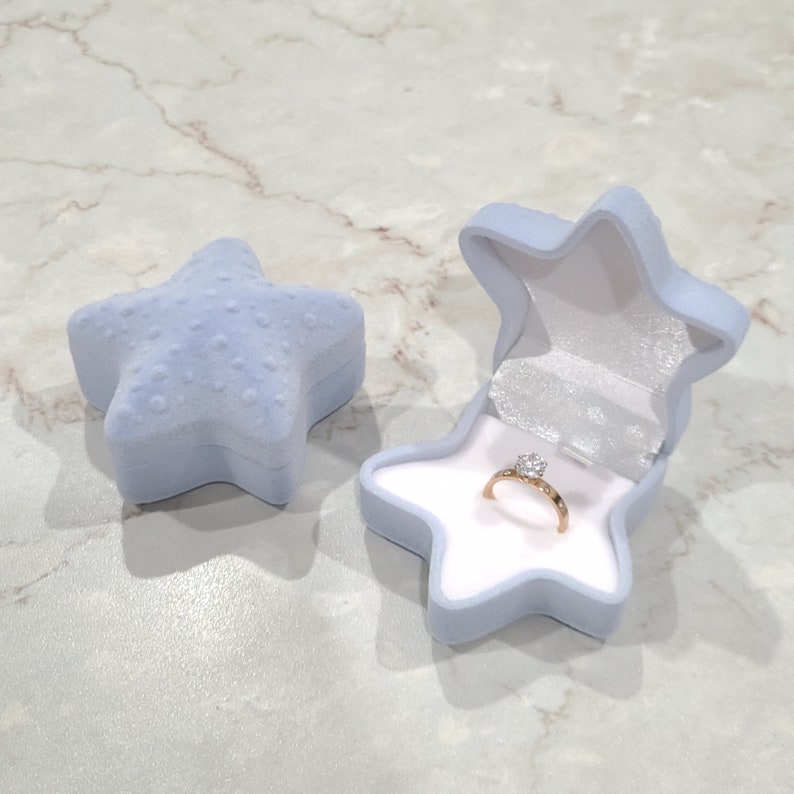 Sea Star Ring Box | Gift Box | Jewelry Box | Proposal Box | Ring Box ...