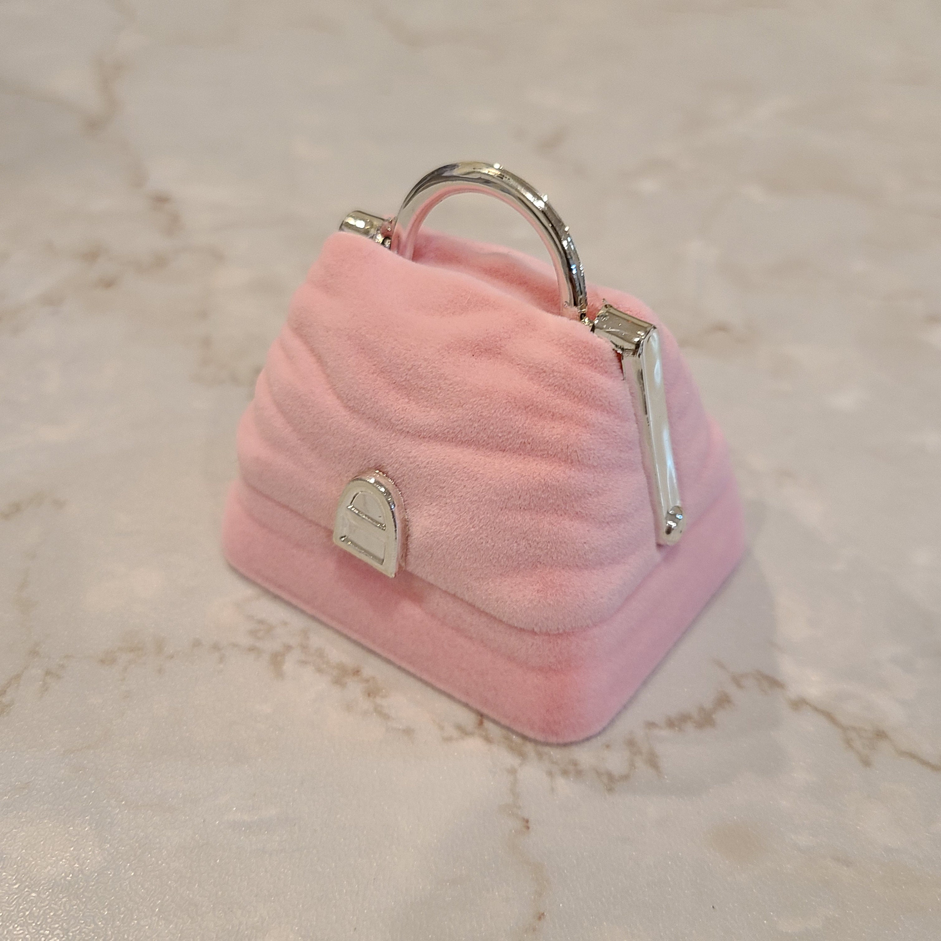 Pink Handbag Ring Box Gift Box Jewelry Box Proposal Box - Etsy