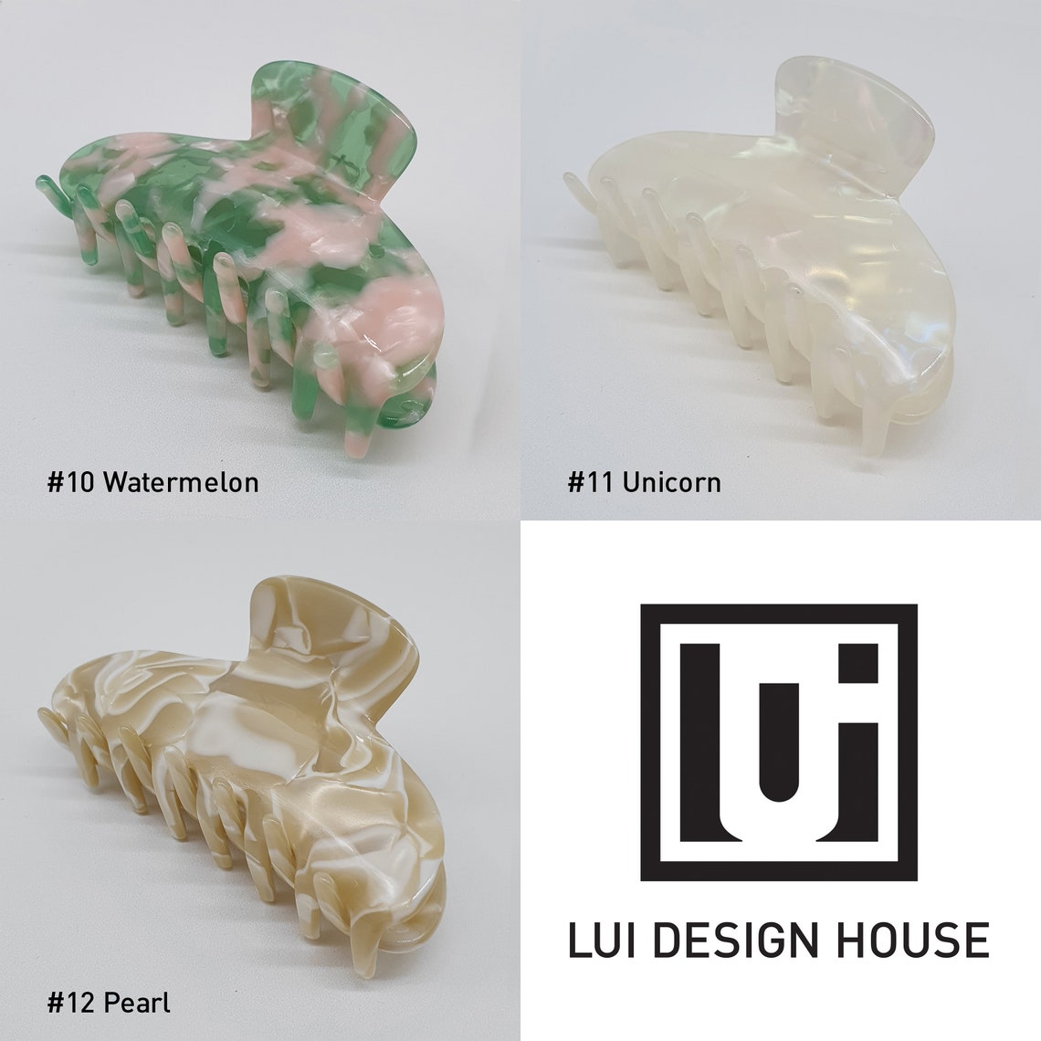 Tutti Frutti Medium Acetate Tortoise Shell Jaw Hair Clip - Etsy