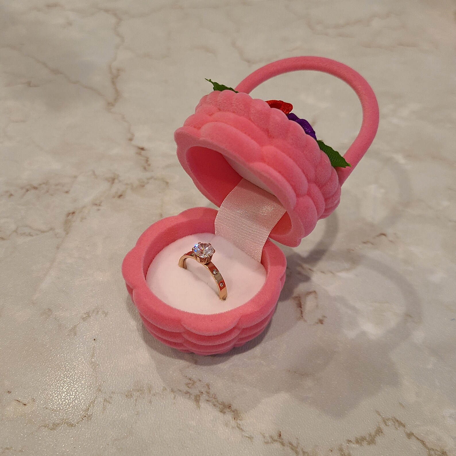 Flower Basket Ring Box Gift Box Jewelry Box Proposal Box - Etsy