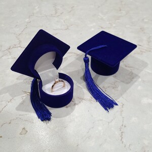 Graduation Cap Ring Box | Gift Box | Jewelry Box | Proposal Box | Ring ...