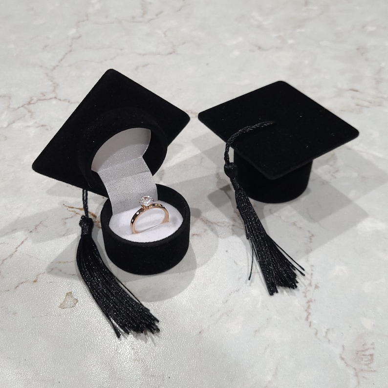 Graduation Cap Ring Box Gift Box Jewelry Box Proposal - Etsy