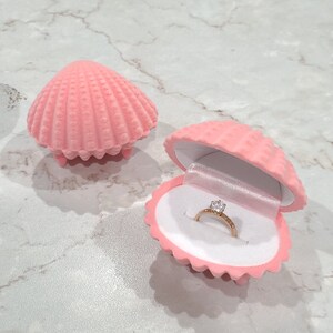 Clam Shell Ring Box | Gift Box | Jewelry Box | Proposal Box | Ring Box ...