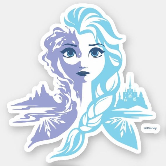Frozen 2 Sticker Elsa Frozen Stickers Disney Stickers | Etsy