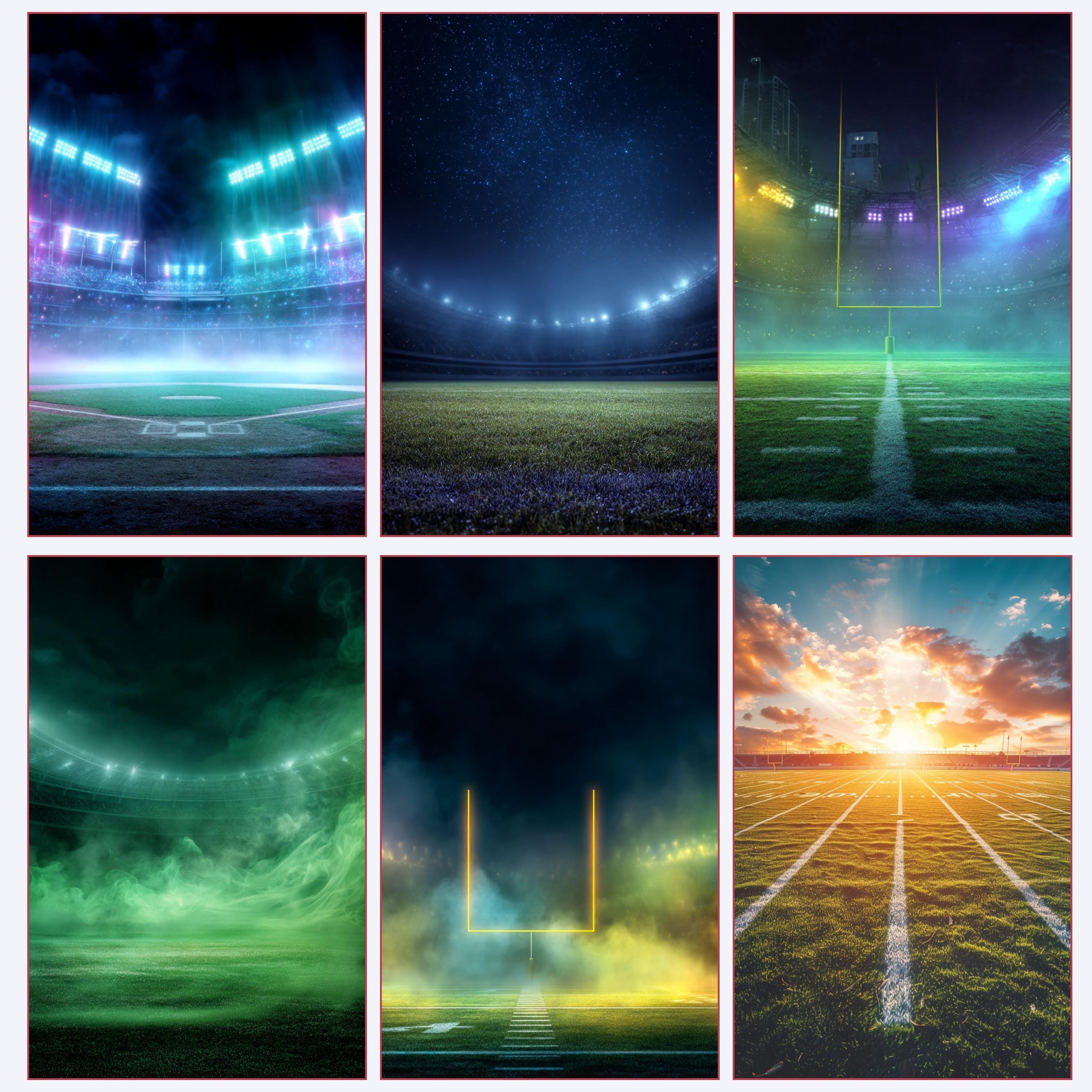 Football Photo Backdrop: School Sports, Senior Portraits (digital ...