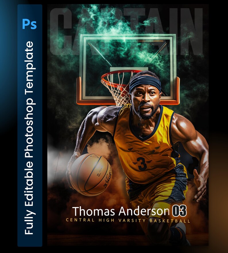 Photoshop Basketball Poster Templates, PSD Sports Photography-templates ...