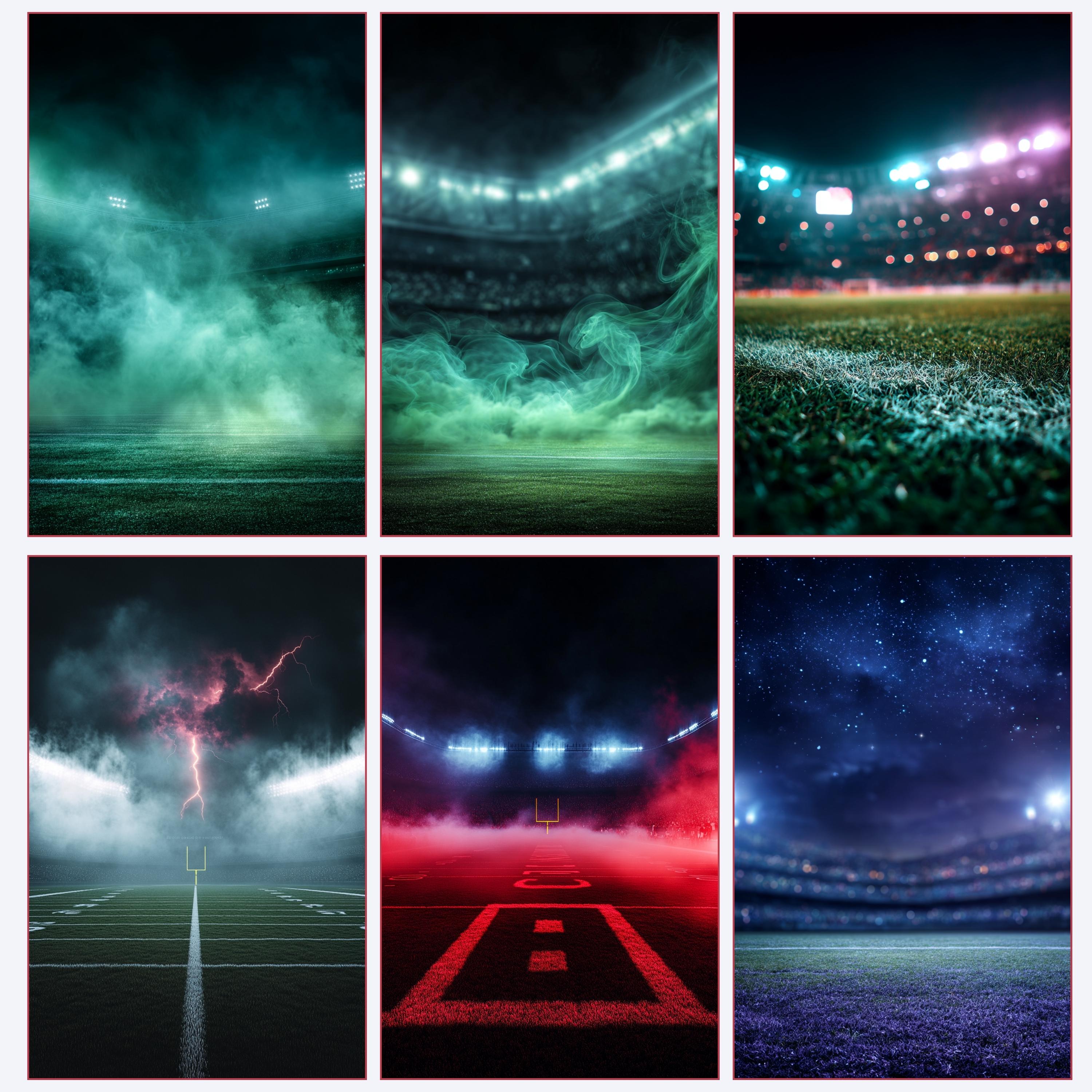 Football Photo Backdrop: School Sports, Senior Portraits (digital ...