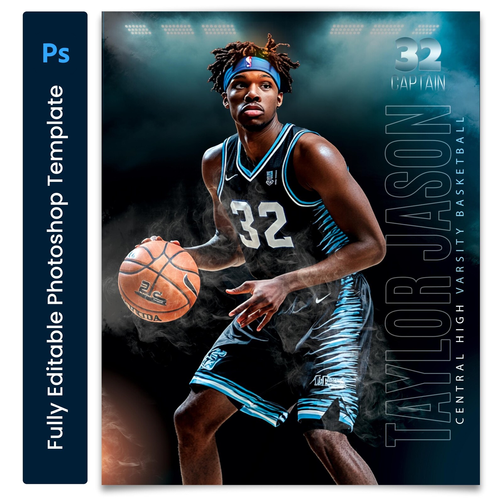 Photoshop Basketball Poster Templates, PSD Sports Photography-templates ...
