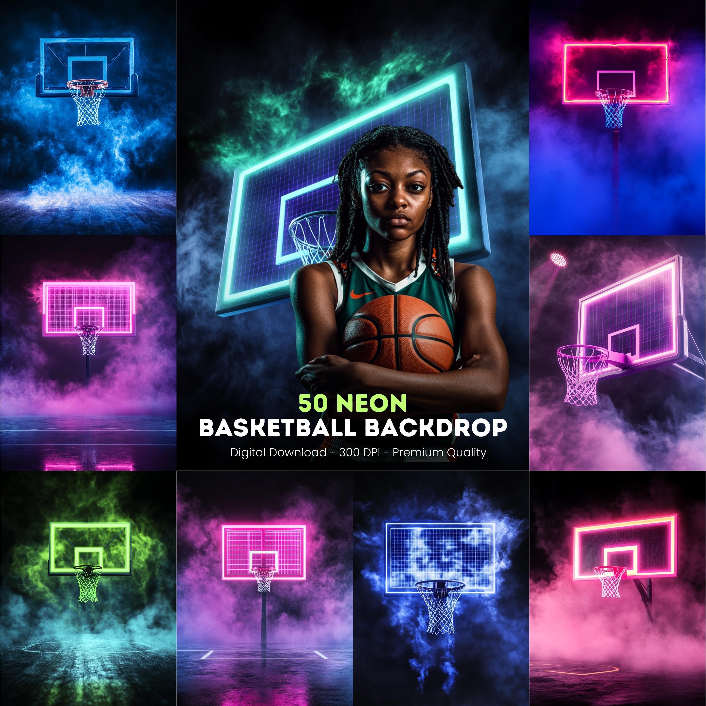 54 Basketball Digital Backdrops for Sports Photography, Basketball ...