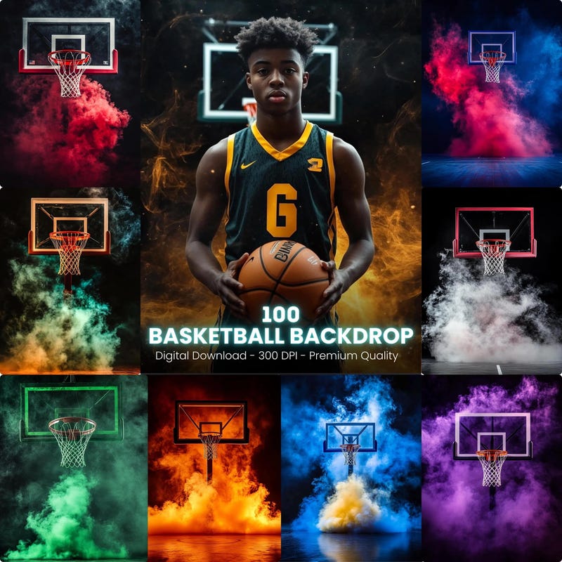 100 Basketball Poster - Etsy