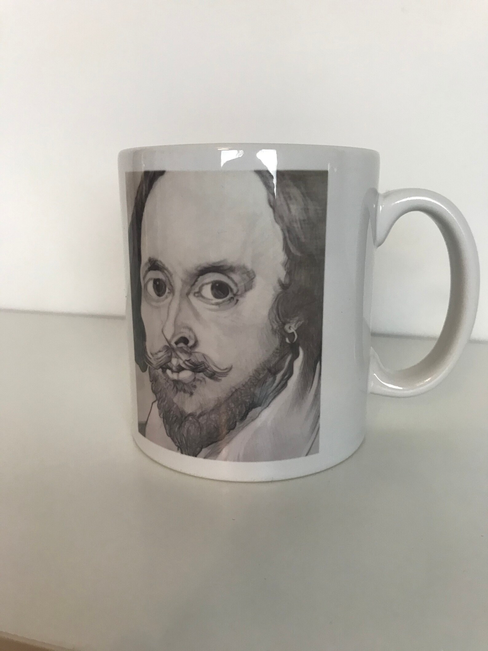 Shakespeare Mug Cup Art Print Original Sketch - Etsy