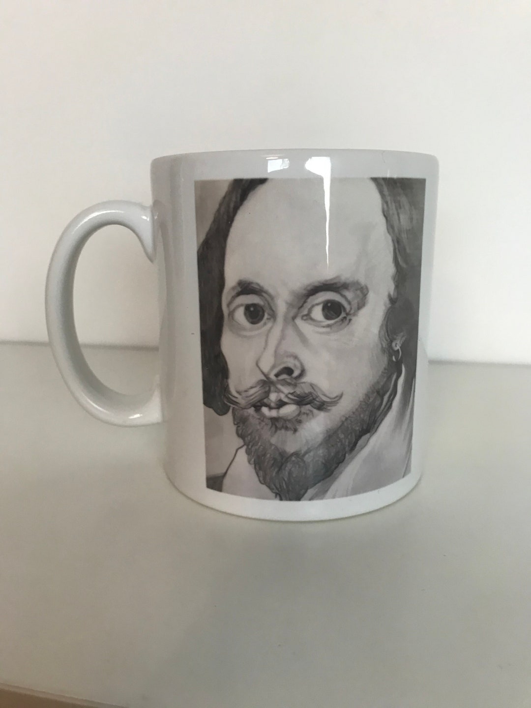 Shakespeare Mug Cup Art Print Original Sketch - Etsy