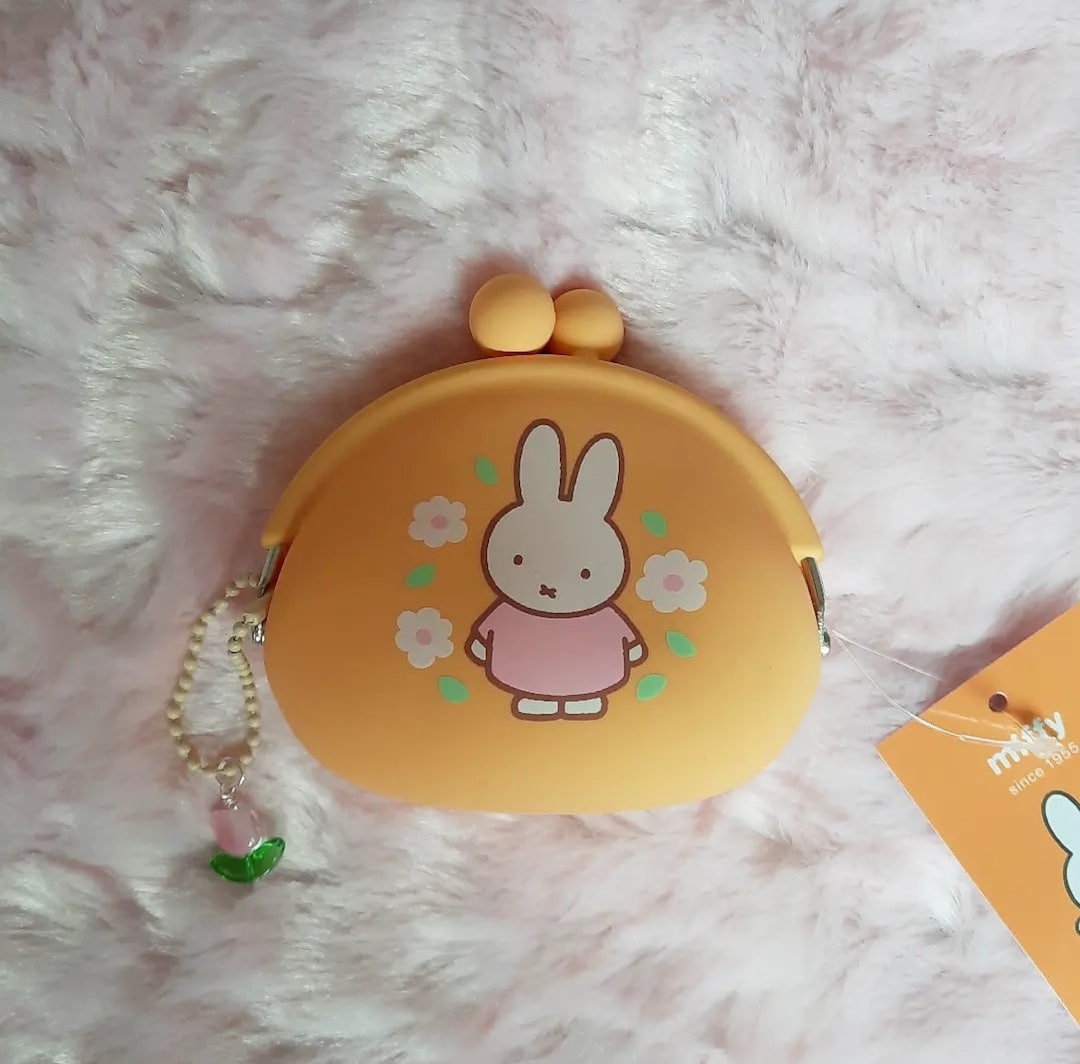 Cute Kawaii Miffy Bunny Rabbit Accessory Keychain Coin Money Pouch for ...