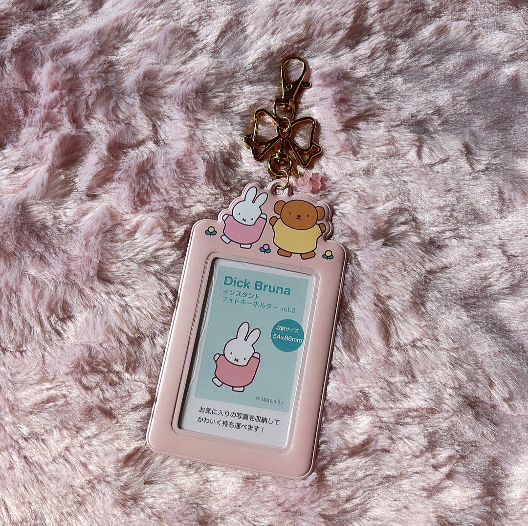 Cute Kawaii Sakura Cherry Blossom Miffy Bunny Rabbit Boris Badge ID or ...