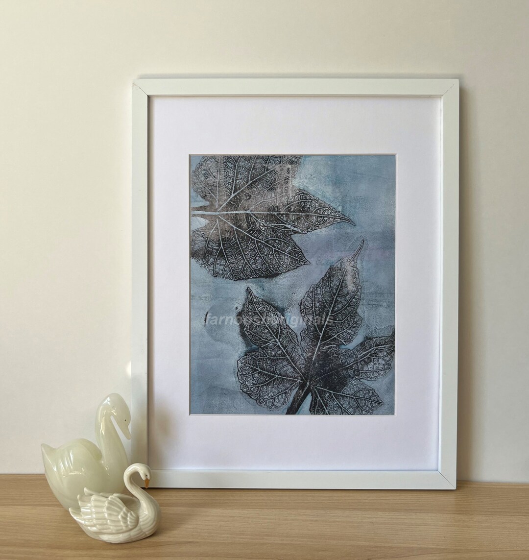 Original Mono Print Fine Art Print Making Botanical Garden - Etsy