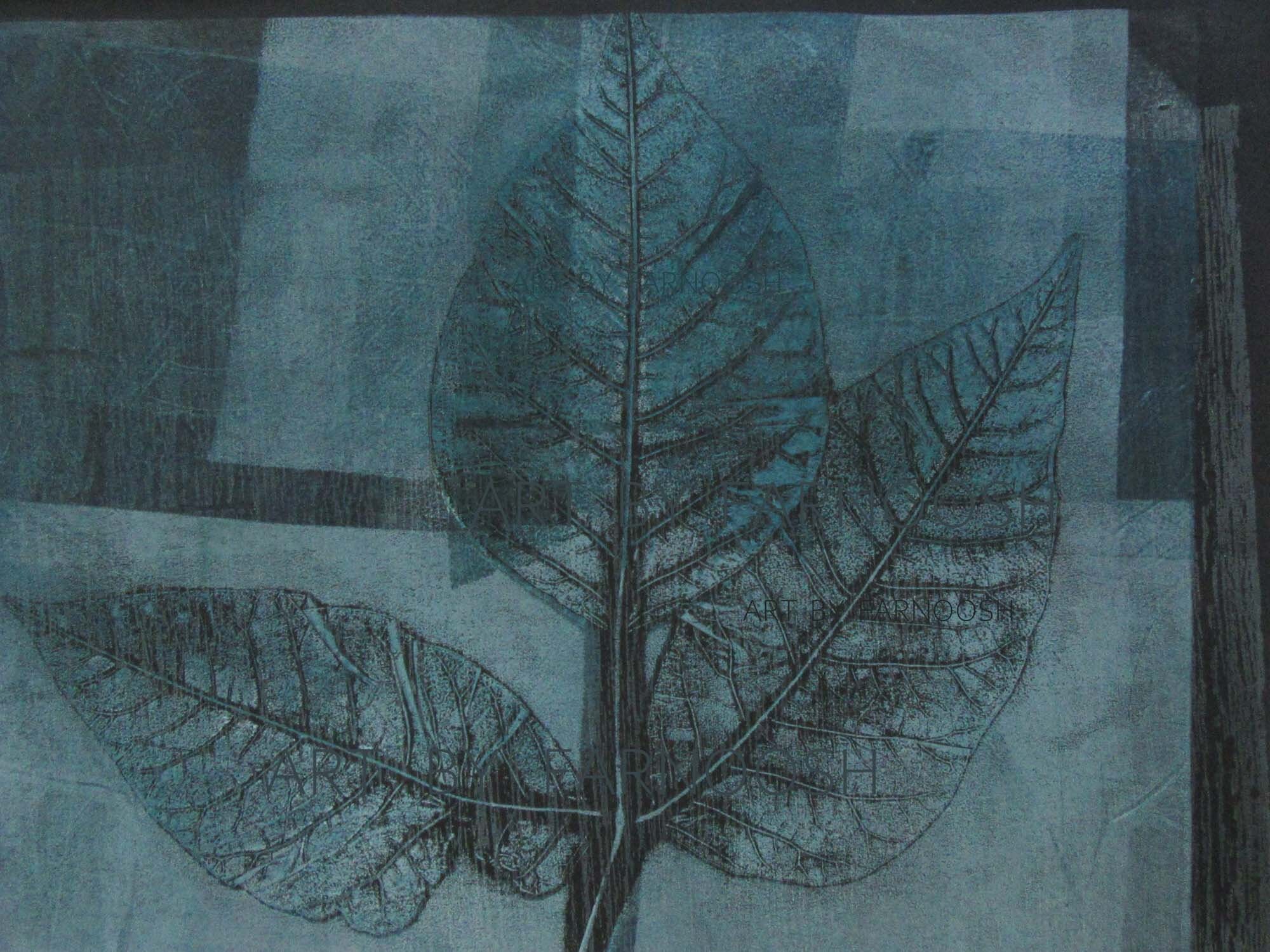 Original Monoprint| Fine Art Printmaking| Botanical Garden Series |#13 ...