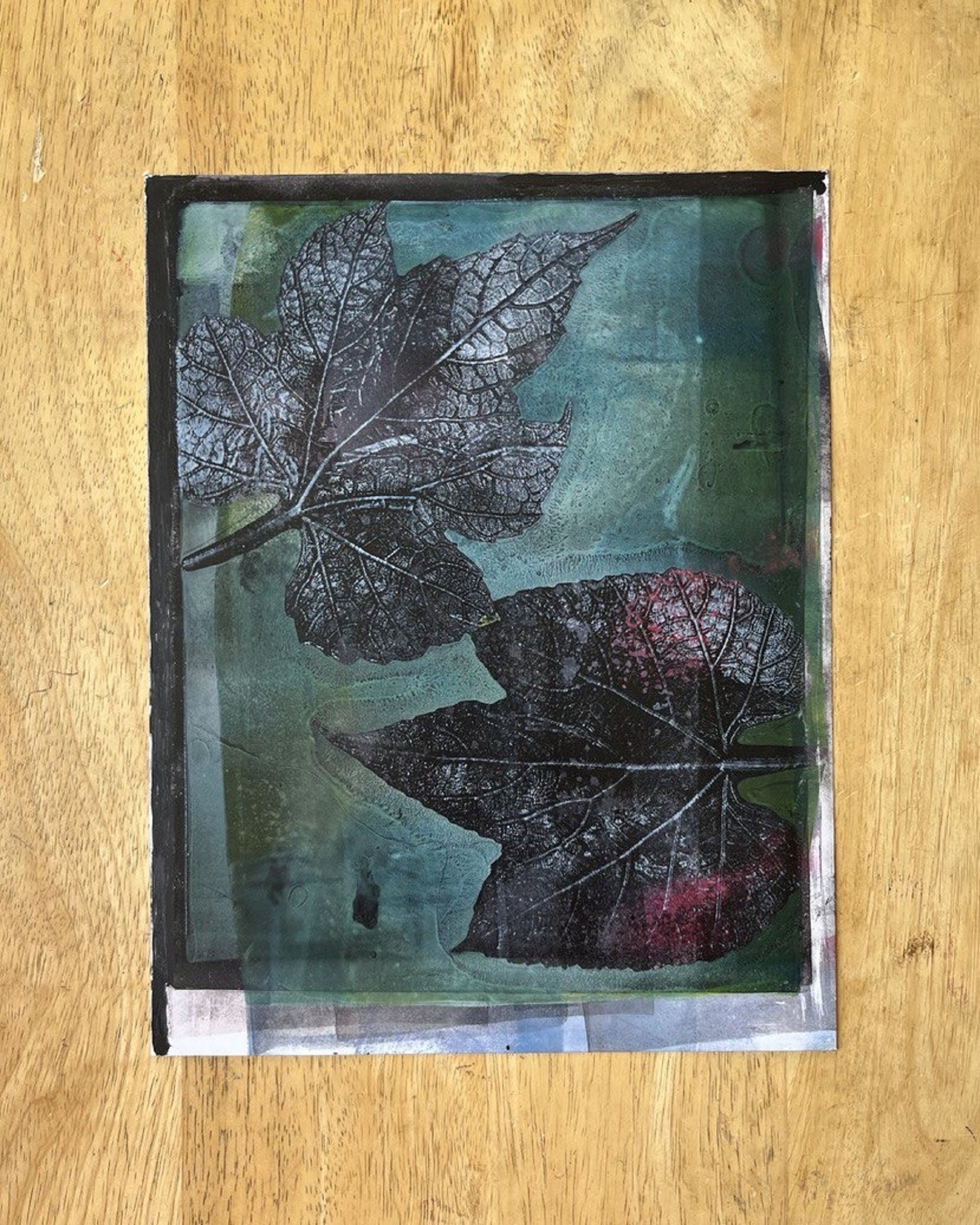 Original Monoprint| Fine Art Printmaking| Botanical Garden Series|#10 ...