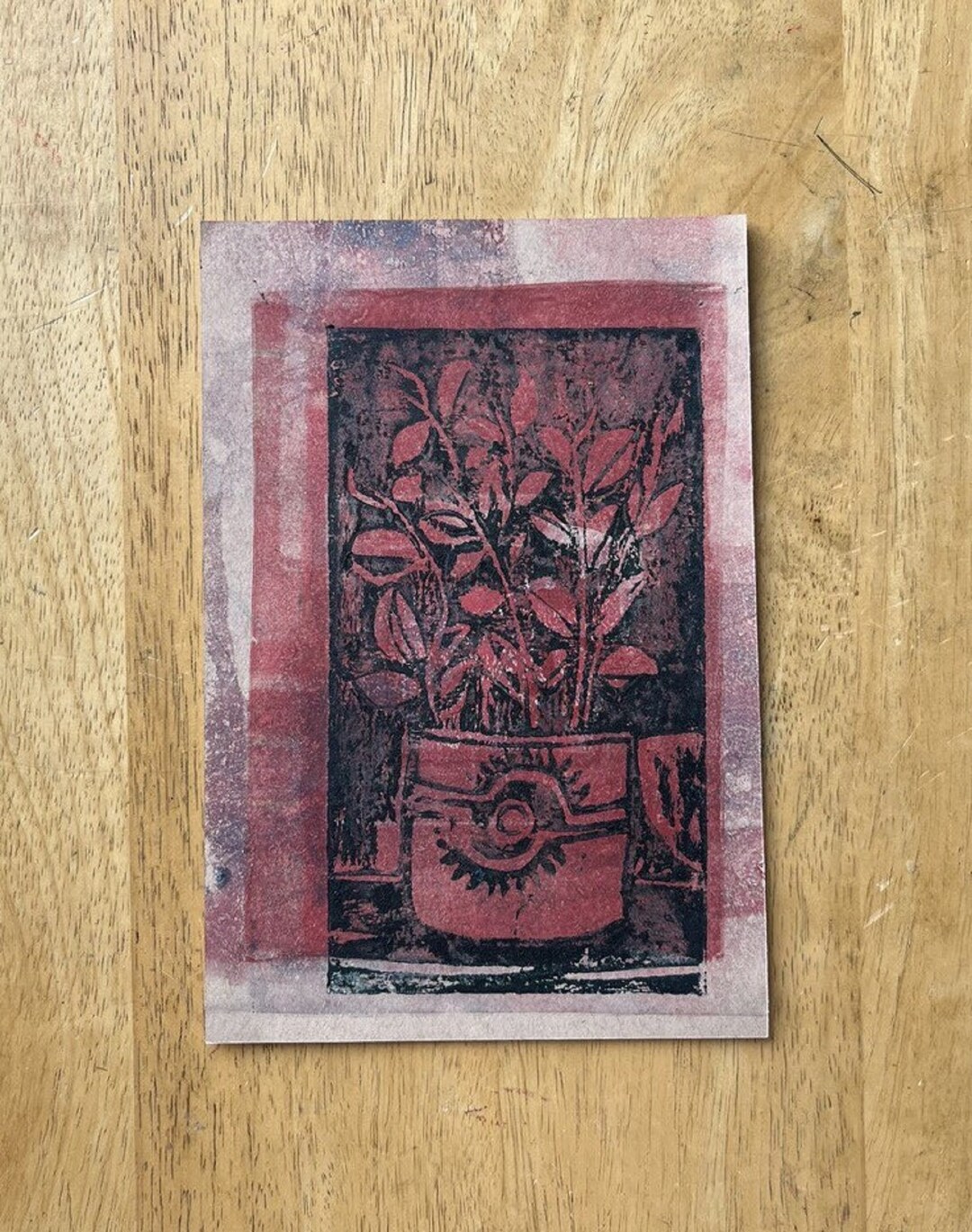 Original Monoprint| Fine Art Printmaking| Still Life Series| #36 ...