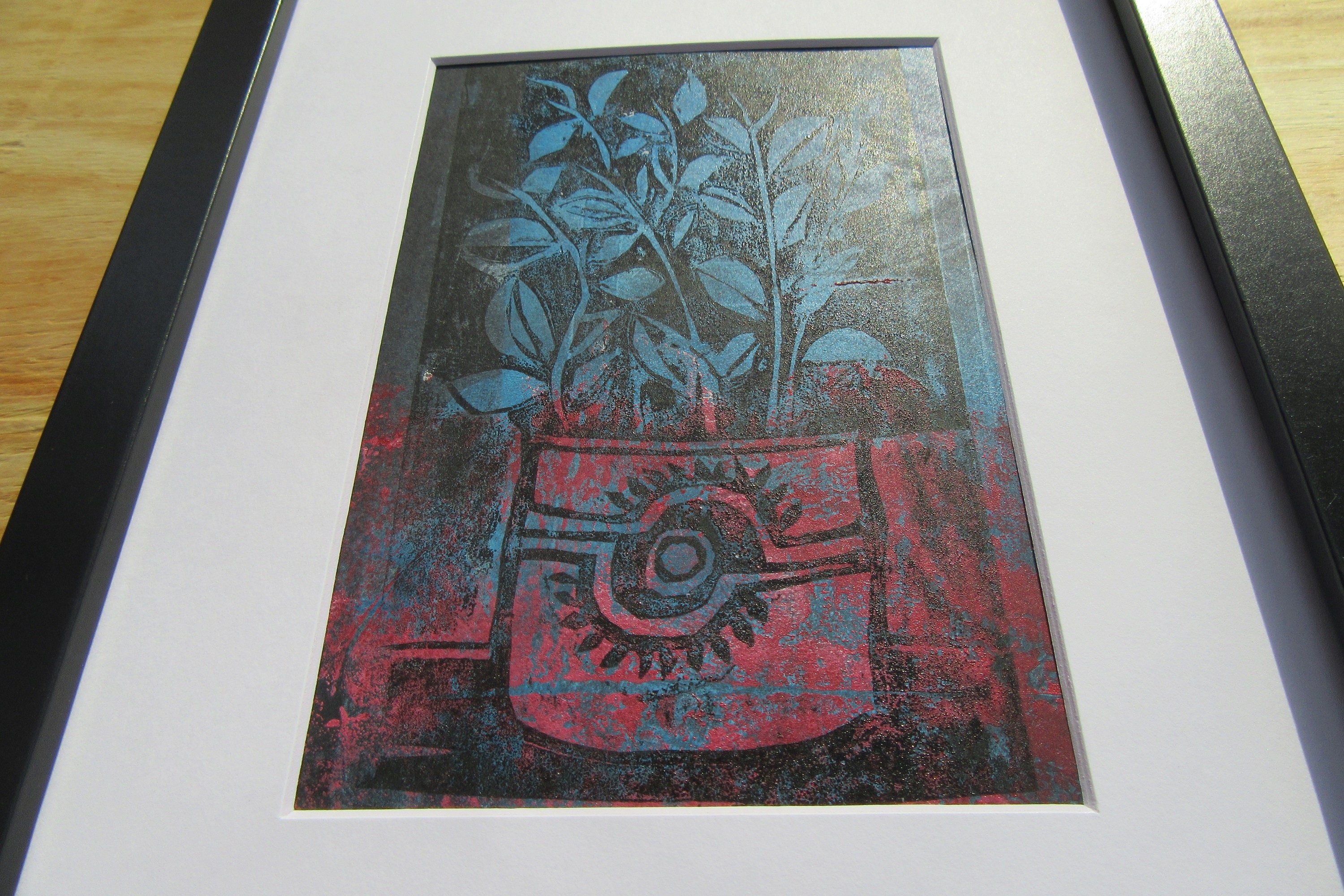 Original Lino print, Fine art print making, Still life series #18, by ...
