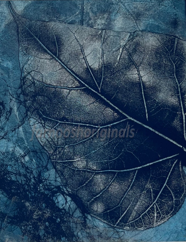 Original Mono Print | Fine Art Print Making | Botanical Garden Series ...