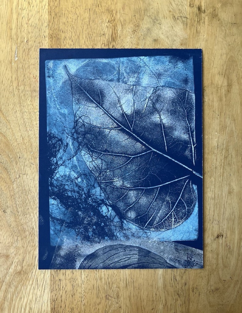 Original Mono Print | Fine Art Print Making | Botanical Garden Series ...