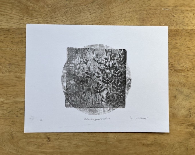 Monoprint, Original Print, Limited Edition, One of a Kind, Printmaking ...